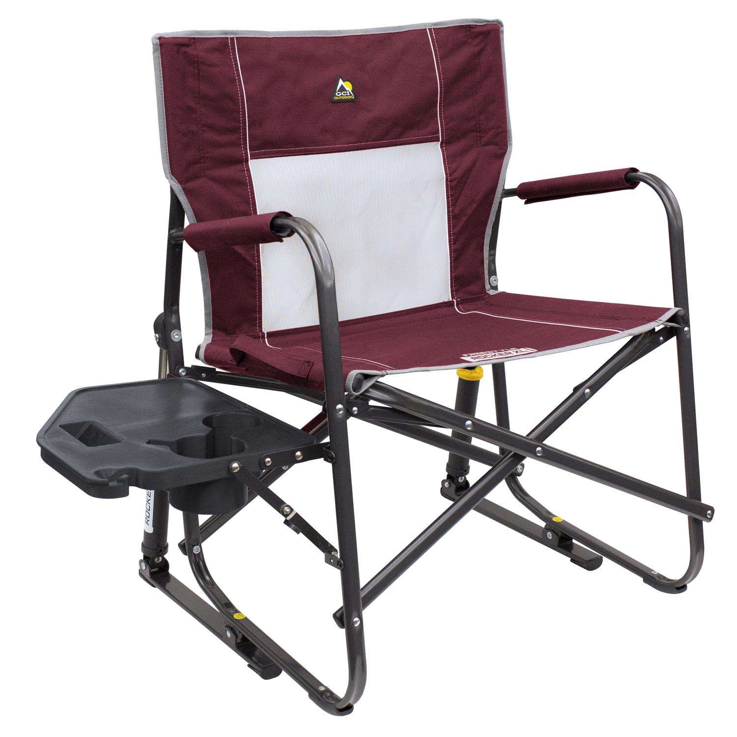 GCI Outdoor Rocker Red Freestyle Folding Chair - Ace Hardware