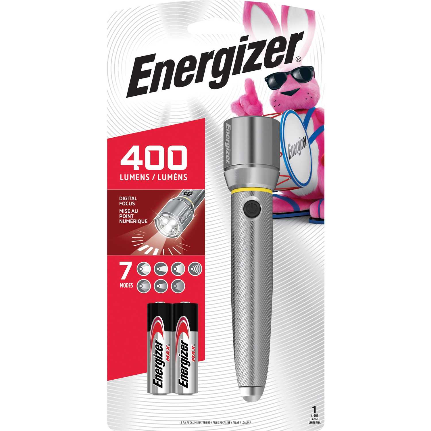 Energizer 400 lumens Black LED AA Flashlight Black - Ace Hardware