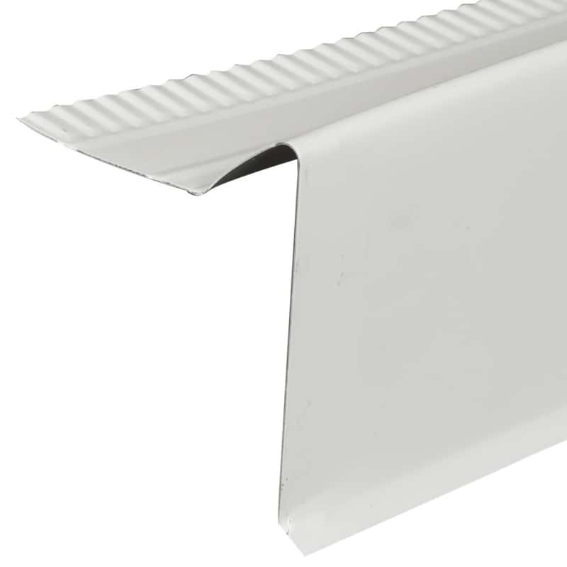 Amerimax 2 in. W X 10 ft. L Aluminum Drip Edge Flashing White - Ace ...