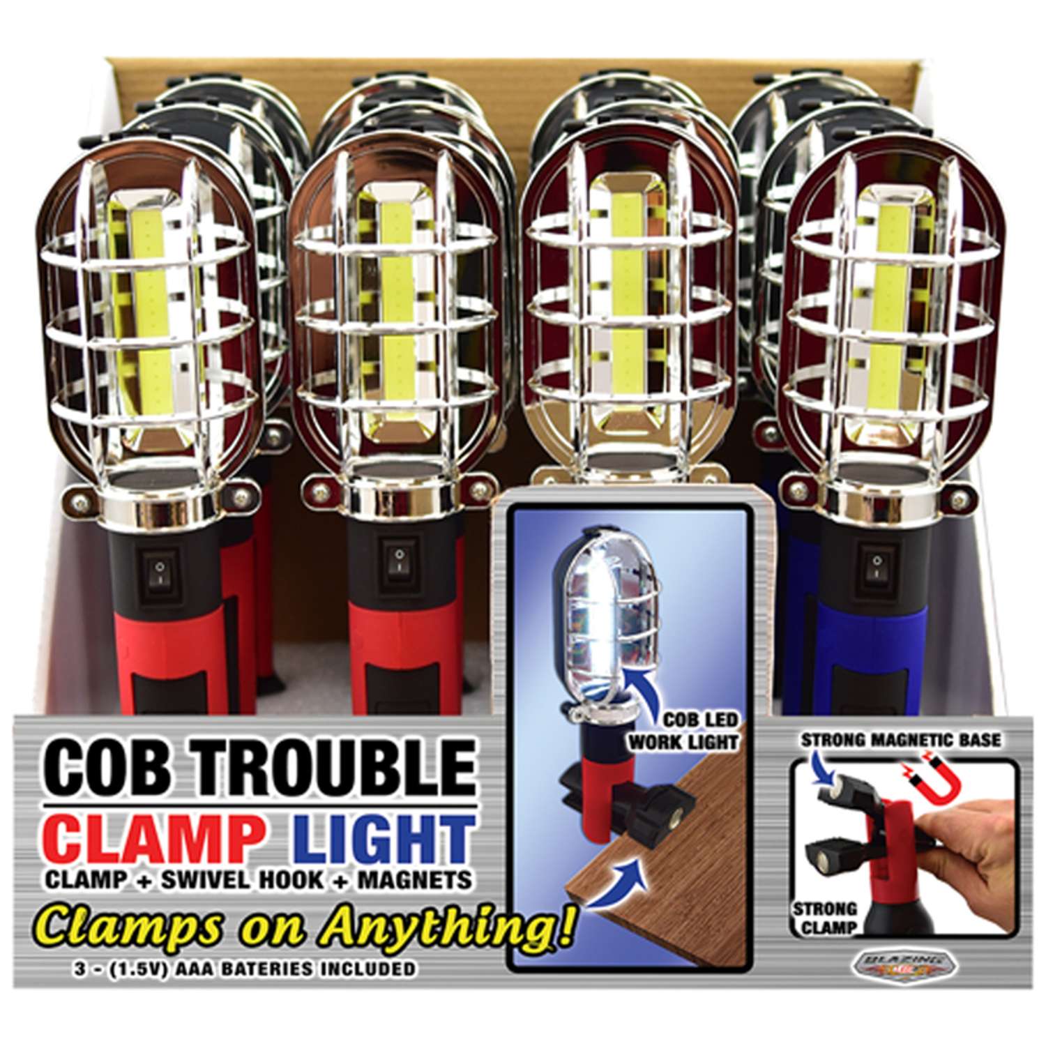 Blazing LEDz 3 in. 3 W COB Clamp Light - Ace Hardware