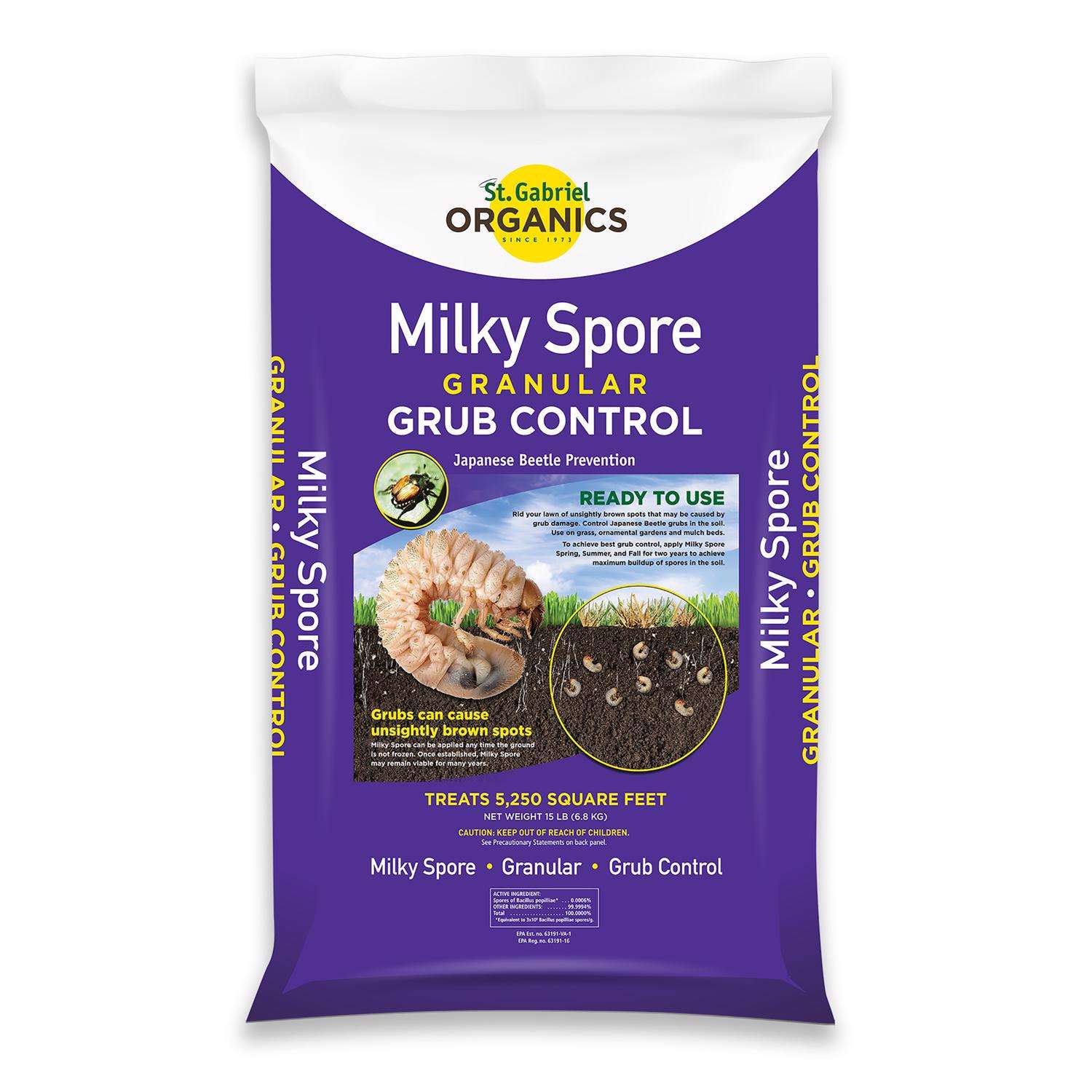 St. Gabriel Organics Milky Spore Granular Organic Grub and Insect ...