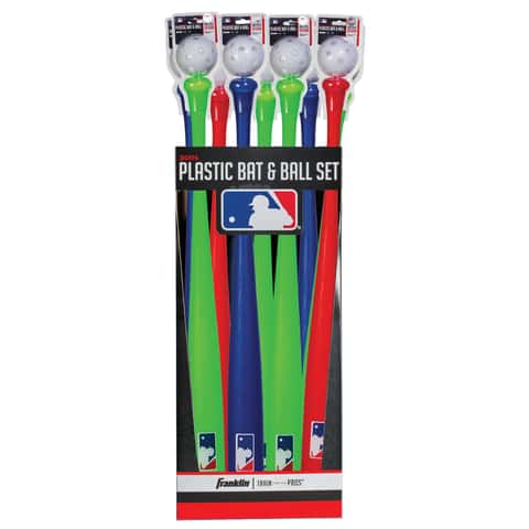 Franklin MLB Assorted Plastic Ball and Bat Set 30 in. 12 pk - Ace Hardware