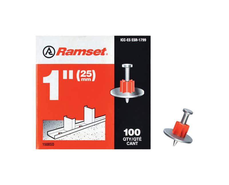Ramset .3 in. D X 1 in. L Steel Round Head Anchor Bolts 100 pk - Ace ...