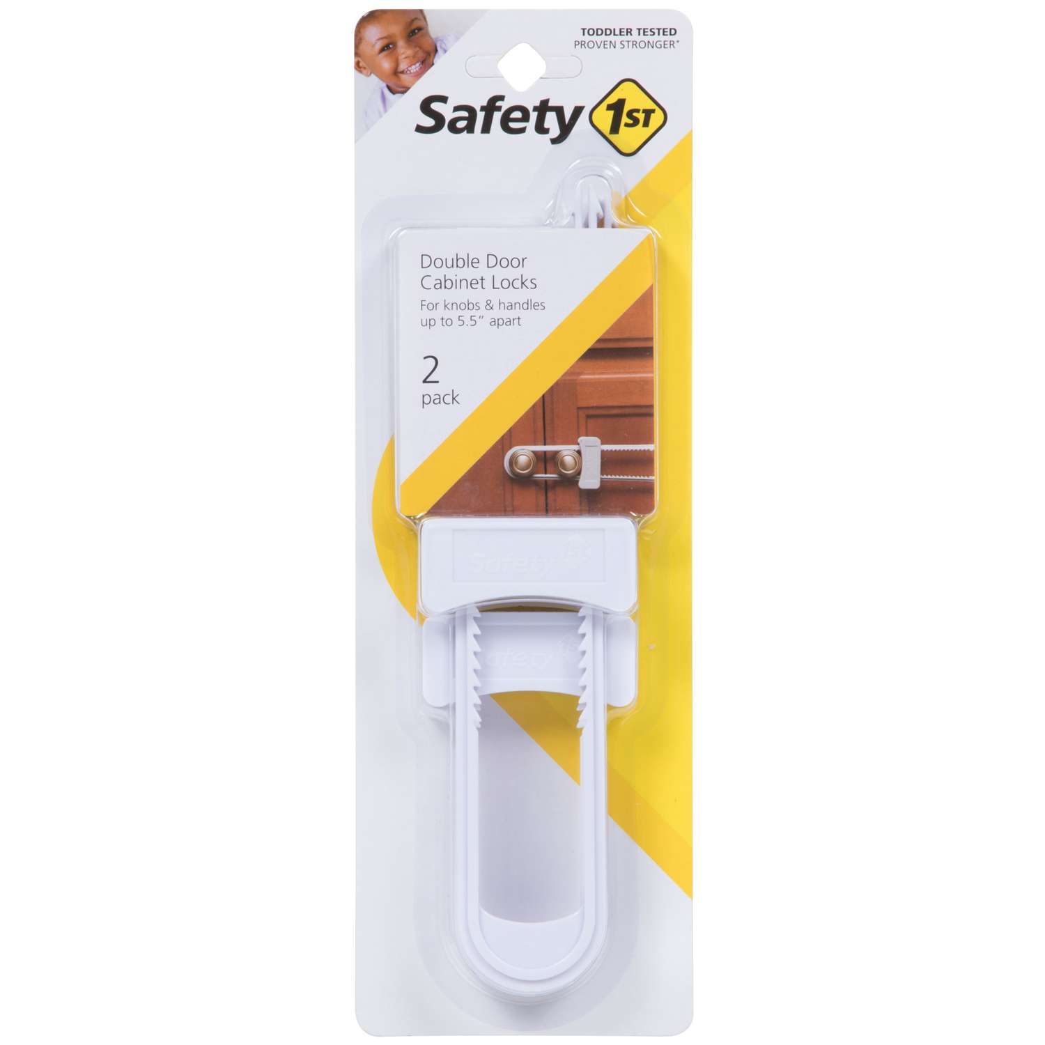 Safety 1st White Plastic Cabinet Slide Locks 2 pk - Ace Hardware