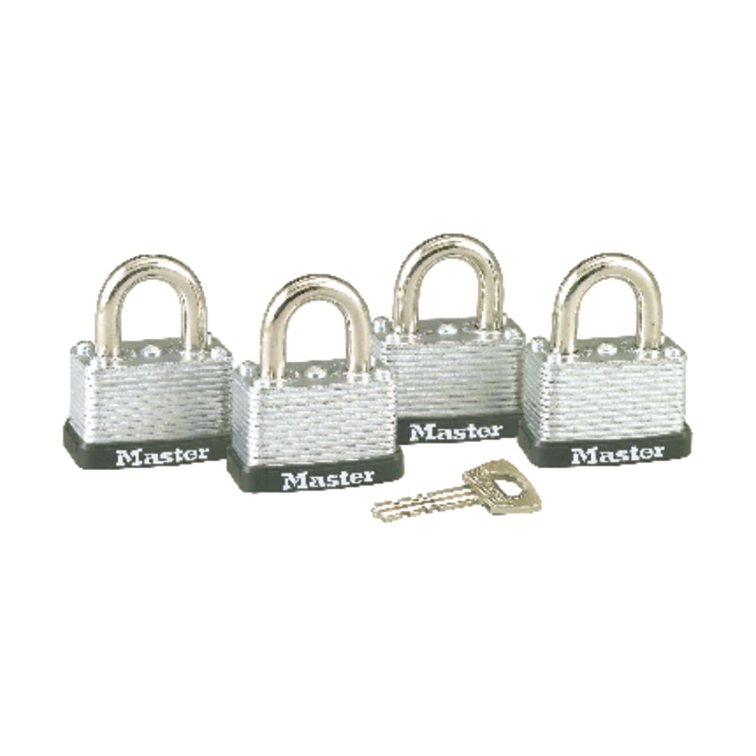 Master Lock 15/16 in. H X 13/16 in. W X 1-1/2 in. L Steel Warded ...
