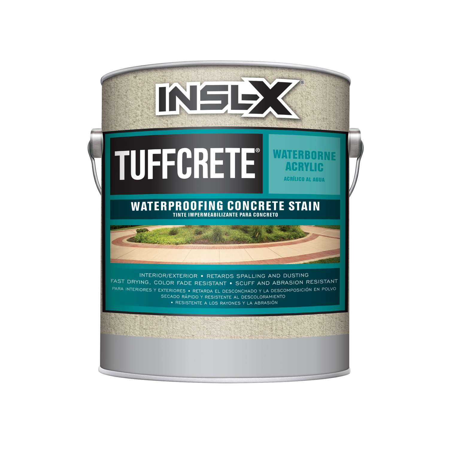 Insl-X TuffCrete Gray Pearl Water-Based Acrylic Waterproofing Concrete Stain 1 gal - Ace Hardware