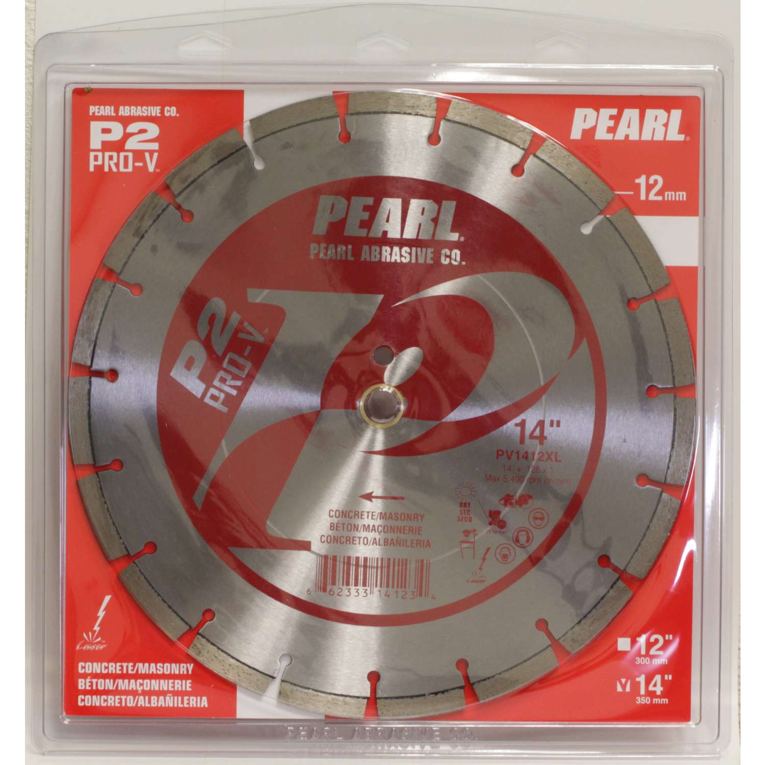 Pearl Abrasive Pro-V 14 in. D X 1 in. Diamond Saw Blade 1 pk Mfr ...