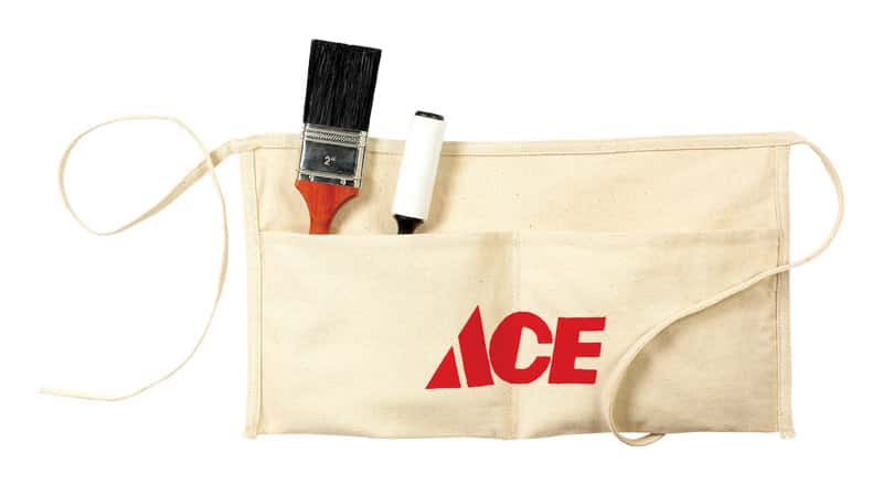 Ace Heavy Duty 2 pocket Cotton Waist Apron White 1 pk - Ace Hardware