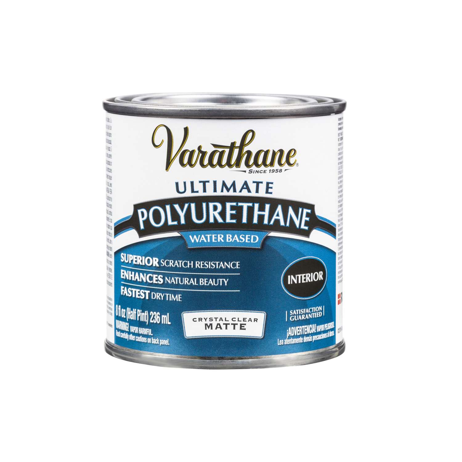 Varathane Transparent Matte Clear Water-Based Urethane Modified Alkyd ...