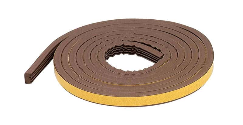 M-D Brown Rubber Weatherstrip For Doors and Windows 10 ft. L X 5/16 in ...