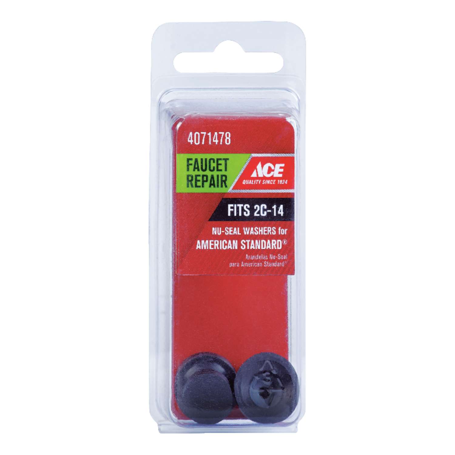 Ace 9/16 in. D Rubber Cadet Washer 2 pk - Ace Hardware