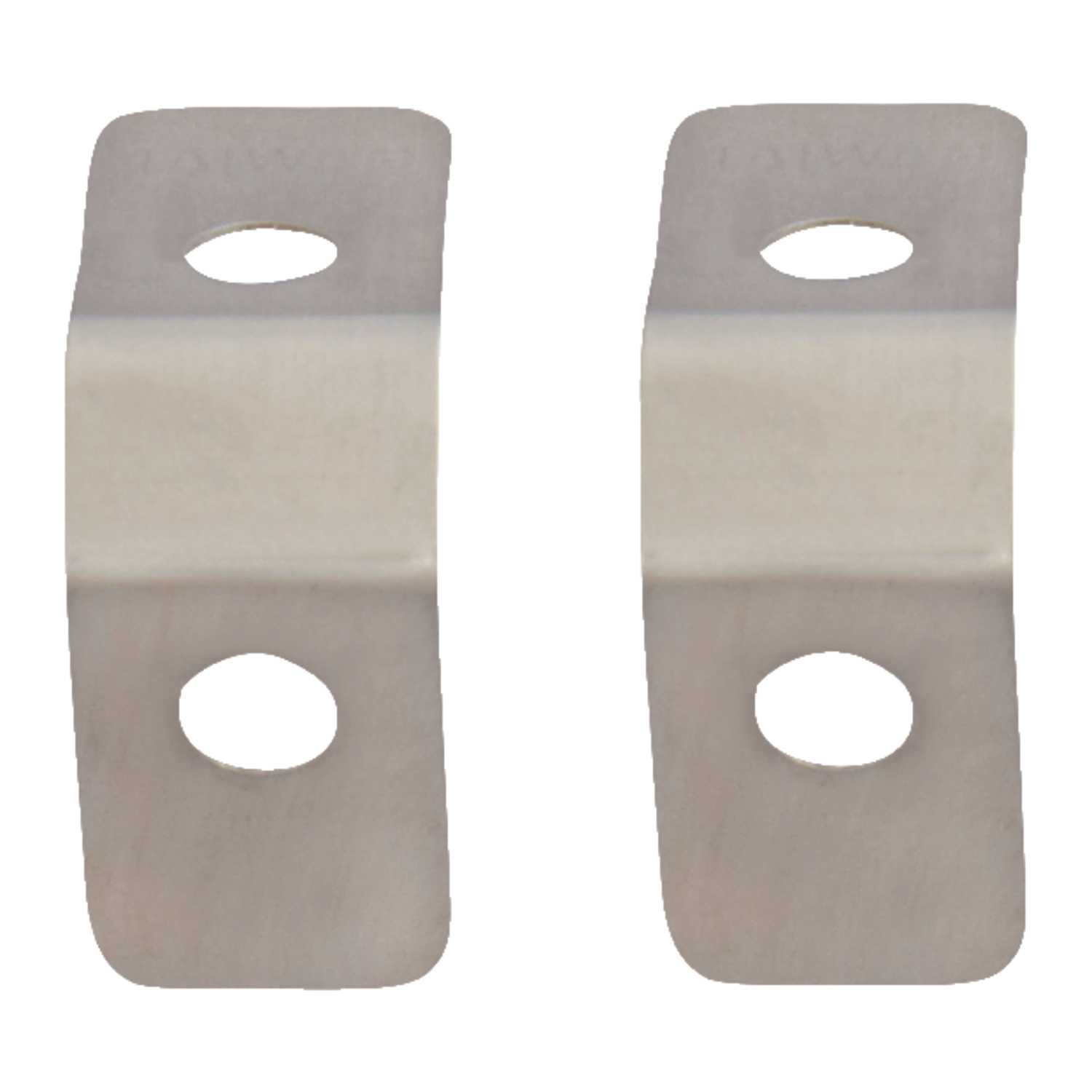 Ace 1/4 in. Dia. Pop-Up Rod Clips Stainless Steel Chrome - Ace Hardware