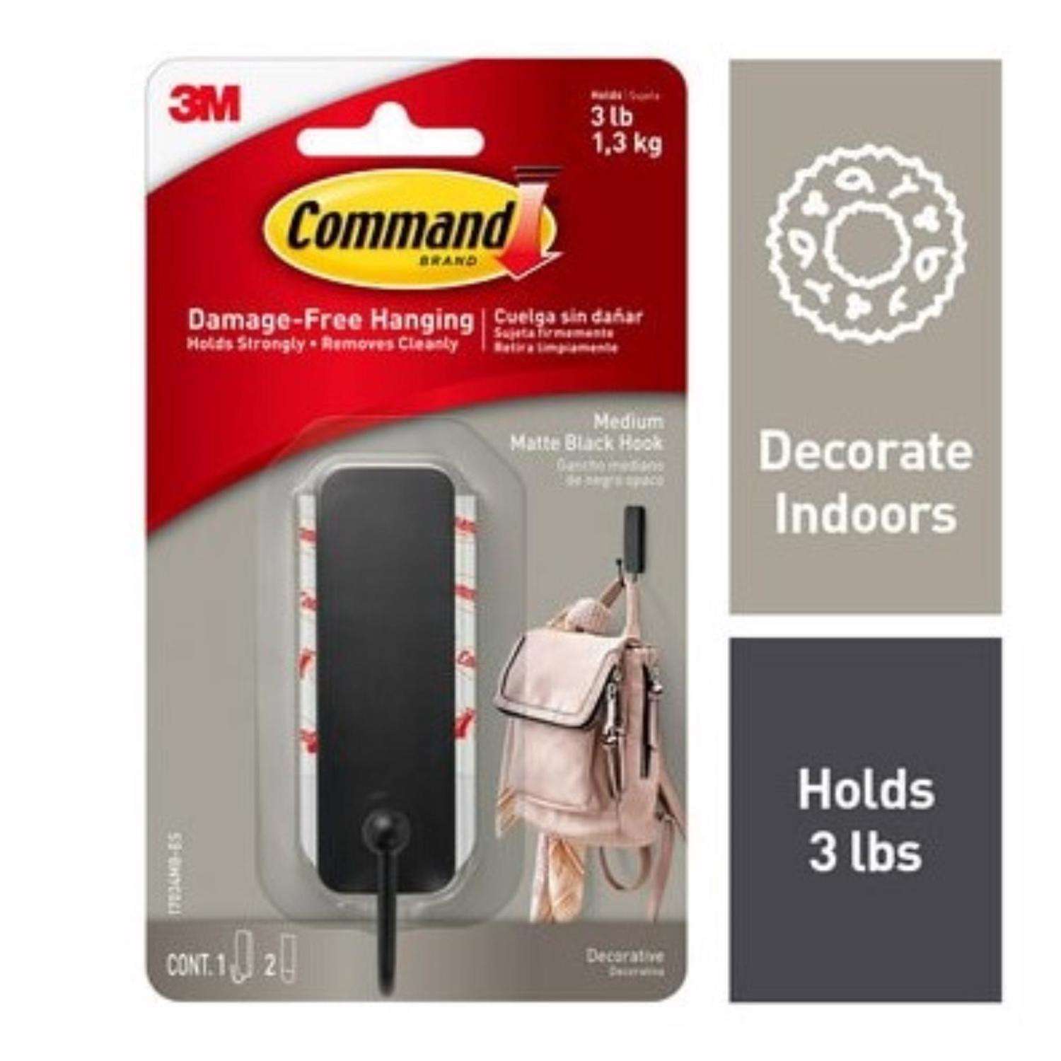 3M Command Medium Metal Hook 1.25 in. L 1 pk - Ace Hardware