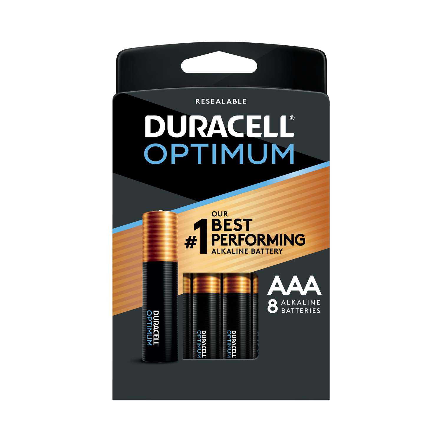 Duracell Optimum AAA Alkaline Batteries 8 pk Carded - Ace Hardware