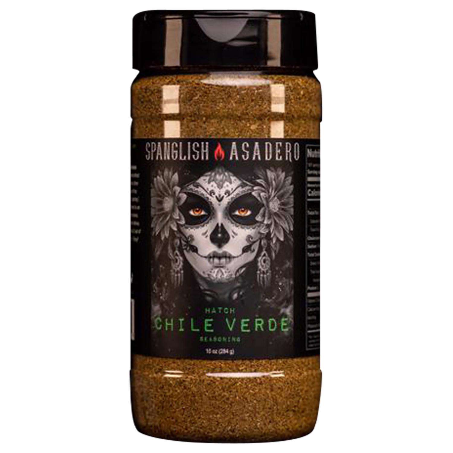 Spanglish Asadero Hatch Chile Verde Bar-B-Q Rub/Seasoning 10 oz - Ace ...
