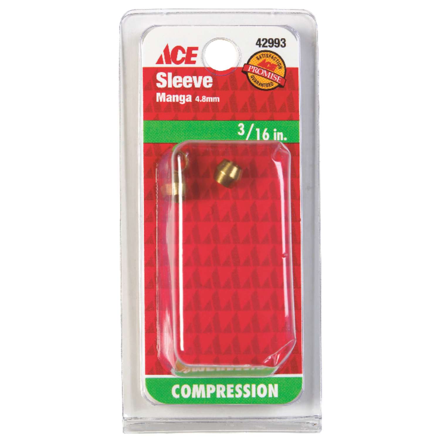 Ace 3/16 in. Compression Brass Sleeve - Ace Hardware