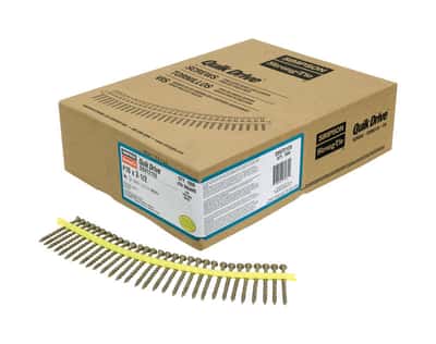 Simpson Strong-Tie Quick Drive No. 10 S X 2-1/2 in. L Star Ribbed Flat ...