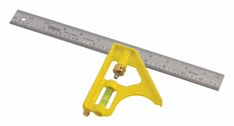 Stanley 12 in. L x 3 in. H Steel Combination Square Silver - Ace Hardware