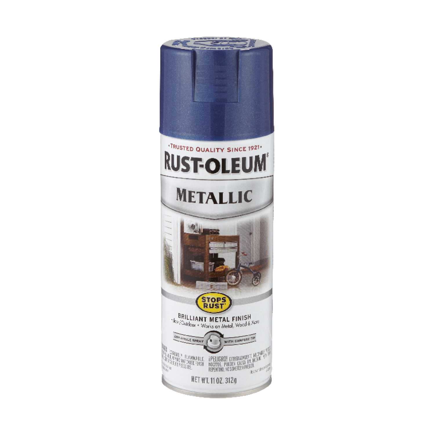 Rust-Oleum Stops Rust Cobalt Blue Spray Paint 11 oz. - Ace Hardware