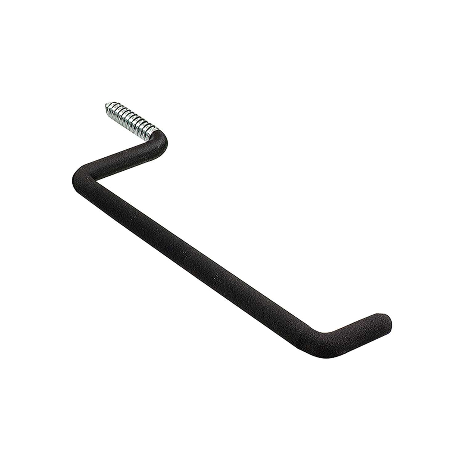 Crawford 7 in. L Vinyl Coated Black Steel Large Ladder Hook 50 lb ...