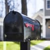 Gibraltar Mailboxes Elite Classic Galvanized Steel Post Mount Black ...