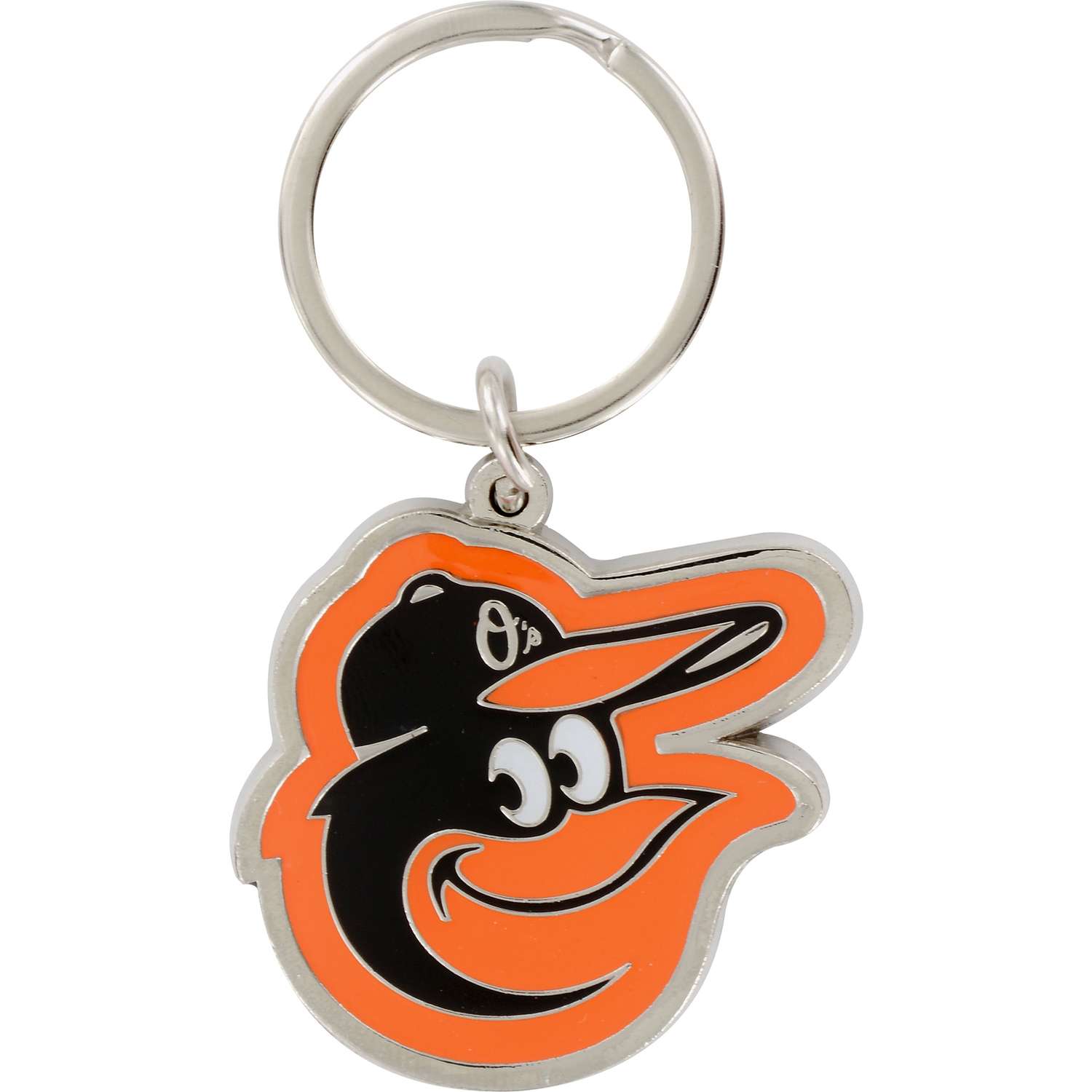 Hillman Baltimore Orioles Metal Silver Decorative Key Chain - Ace Hardware