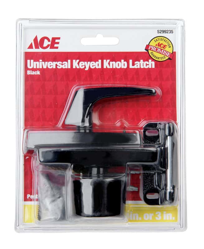 Ace Assorted Steel Keyed Universal Knob Latch 1 pk Mfr# 01-3815-354 ...