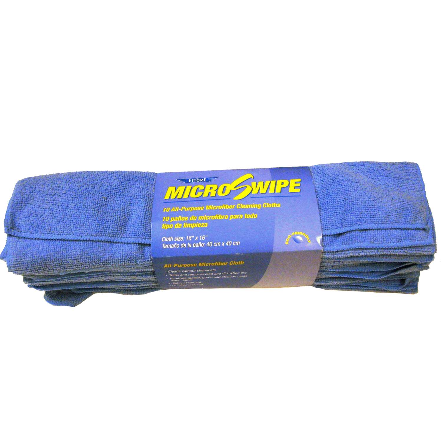 Ettore Microfiber Cleaning Cloth 16 in. W X 16 in. L 10 pk Mfr# 84410 ...