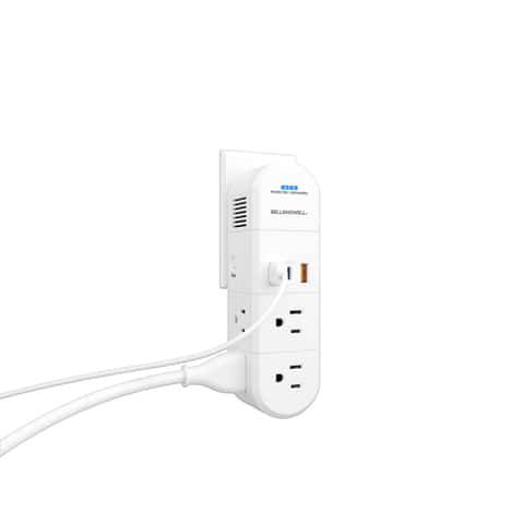 Bell + Howell Swivel Power Residential Plastic Grounding Outlet ...