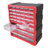 Ace 6.38 in. W X 18.7 in. H Storage Bin Plastic 39 compartments Black ...