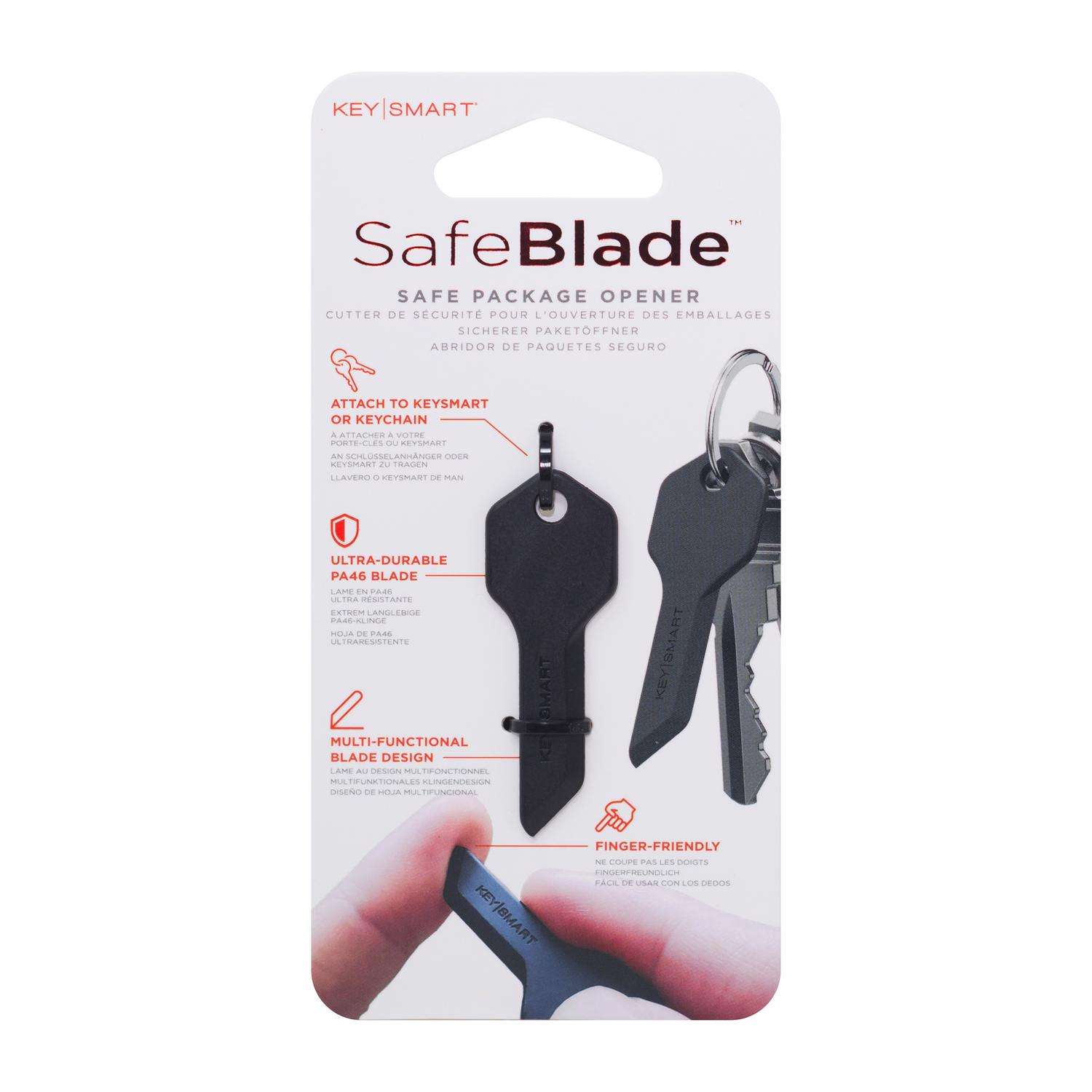KeySmart SafeBlade Plastic Black Keychain Knife - Ace Hardware