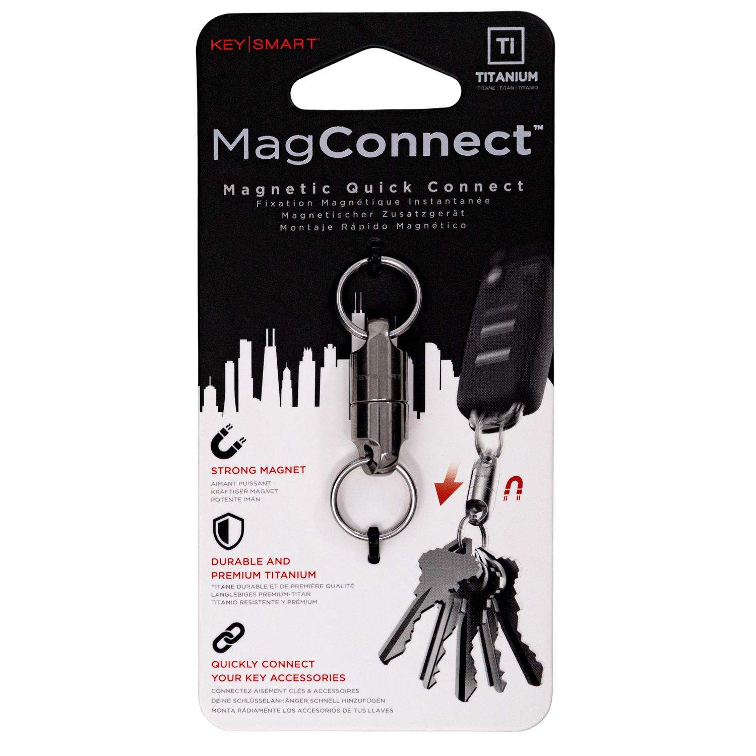 KeySmart MagConnect Titanium Silver Magnetic Keychain - Ace Hardware