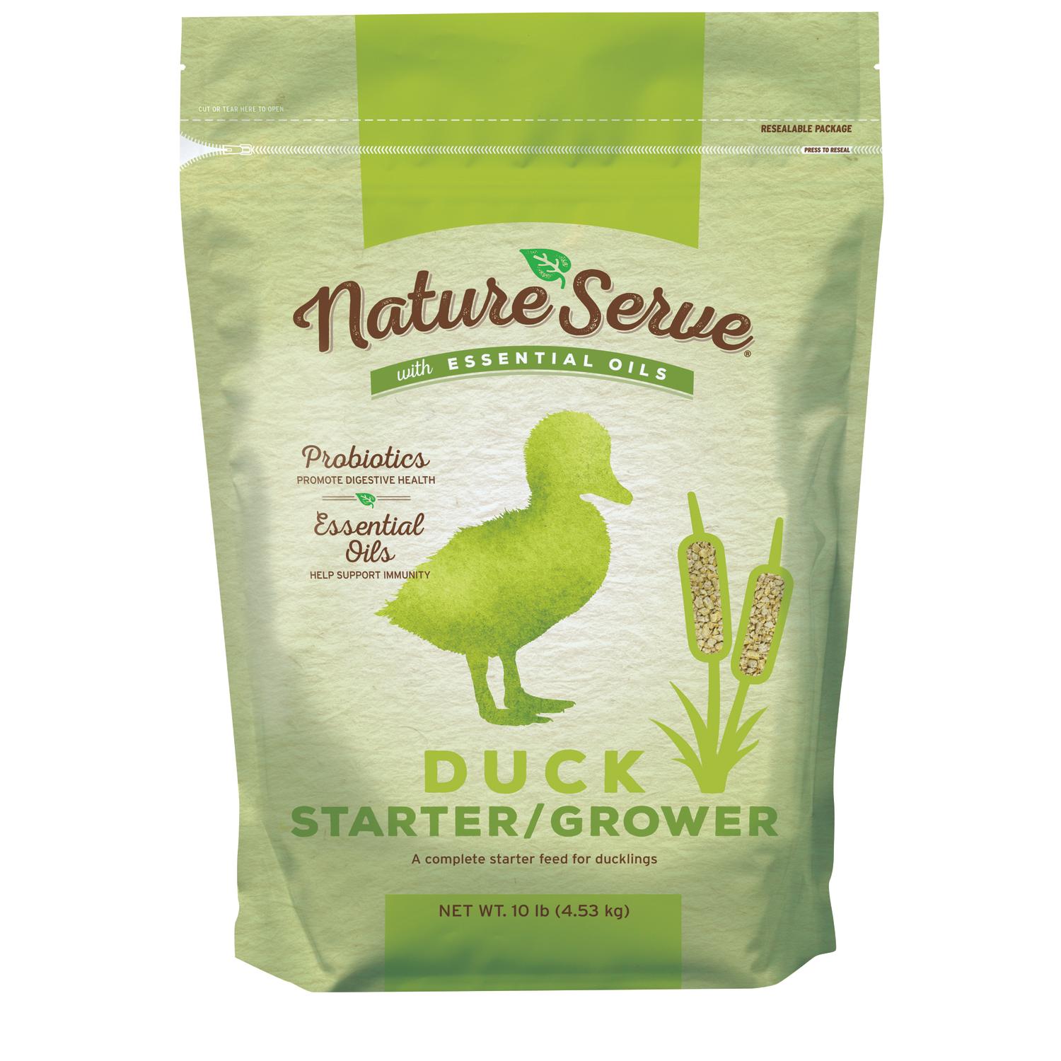 NatureServe Grower/Starter Feed Crumble For Duck 10 lb Mfr# DS290001 ...