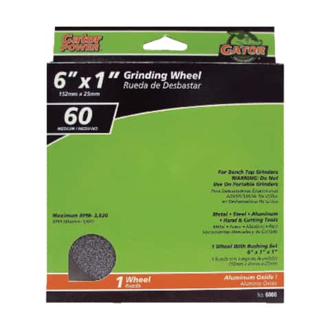 Gator 6 in. D X 1 in. in. Grinding Wheel - Ace Hardware