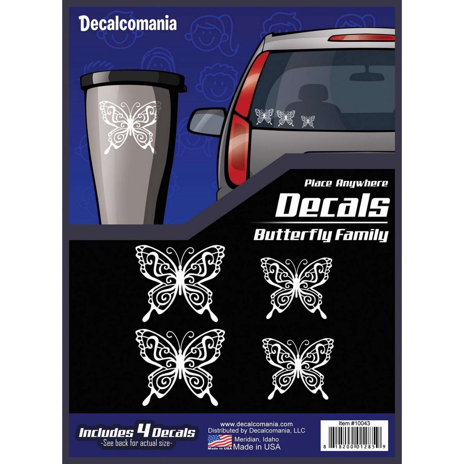 Decalcomania Butterfly Family Car Sticker Vinyl 1 pk - Ace Hardware