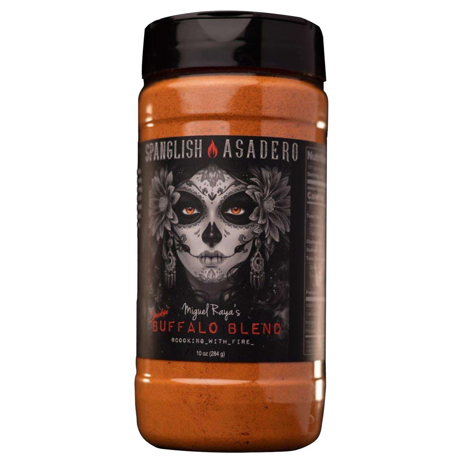 Spanglish Asadero Miguel Raya Smokin Buffalo Blend Bar-B-Q Rub ...