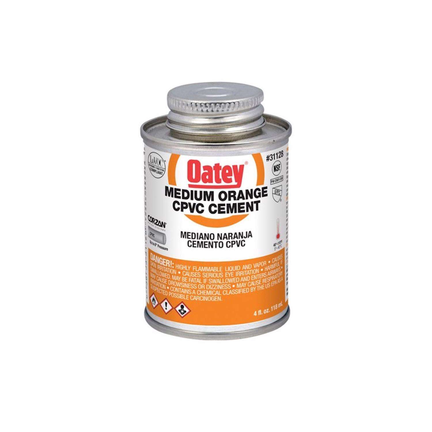 Oatey Orange Cement For CPVC 4 oz - Ace Hardware