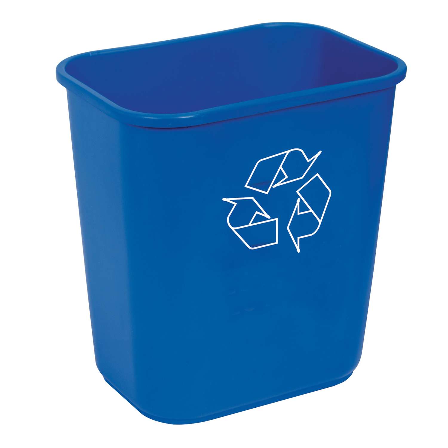 Highmark 3.25 gal Blue Plastic Recycling Bin - Ace Hardware