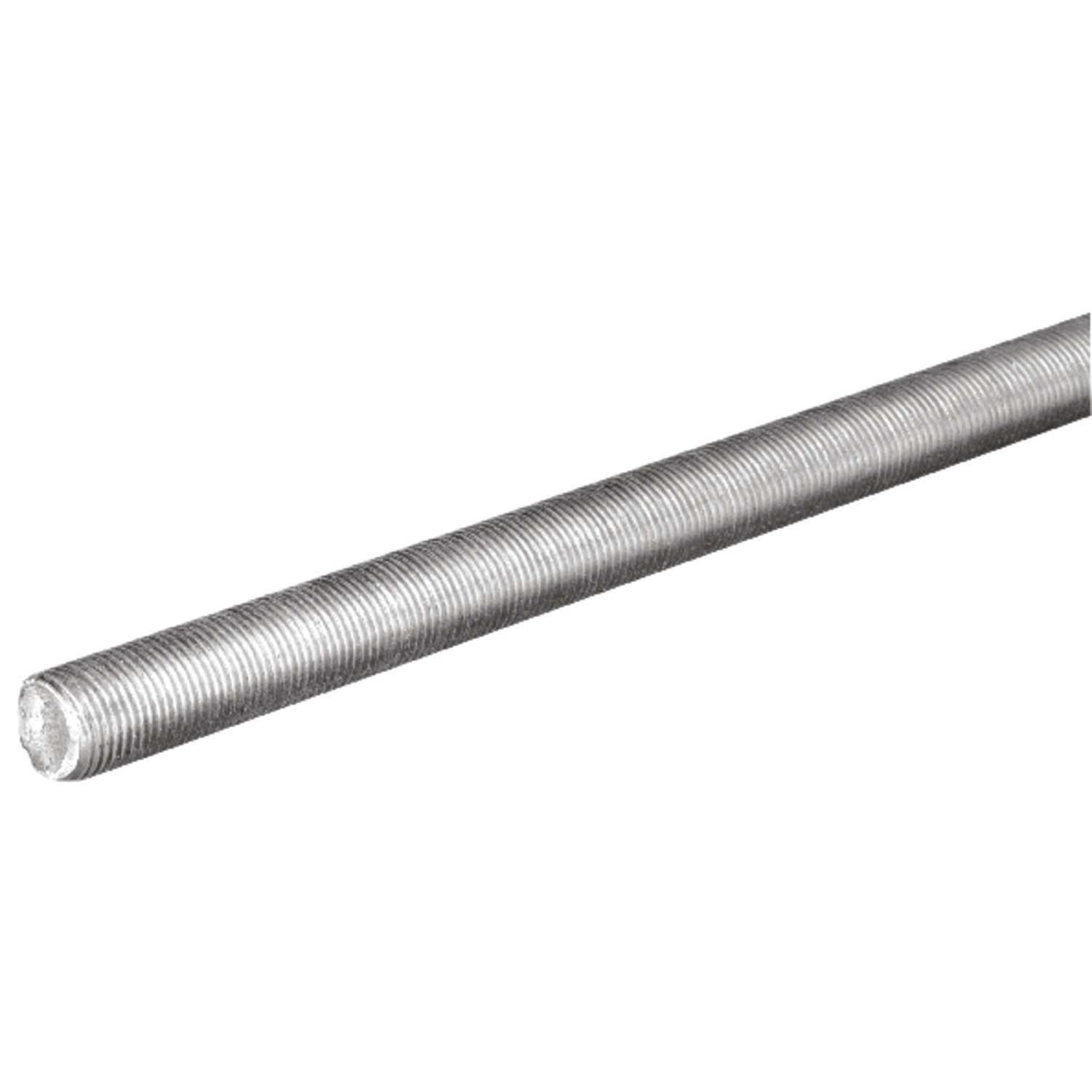 SteelWorks 36 in. L Zinc-Plated Steel Threaded Rod - Ace Hardware