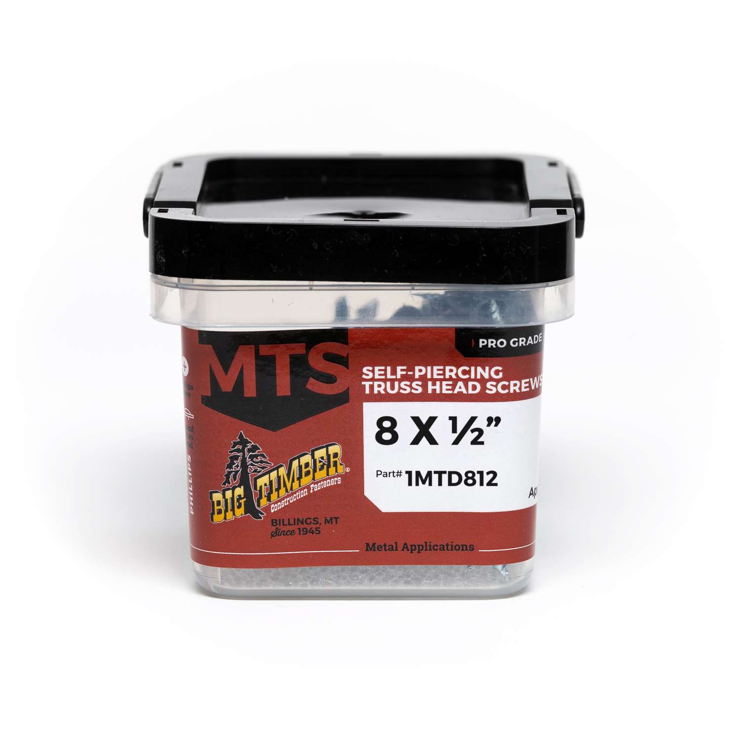 Big Timber No. 8 X 1/2 in. L Phillips Zinc-Plated Drill Point Screws 1 lb 278 pk - Ace Hardware