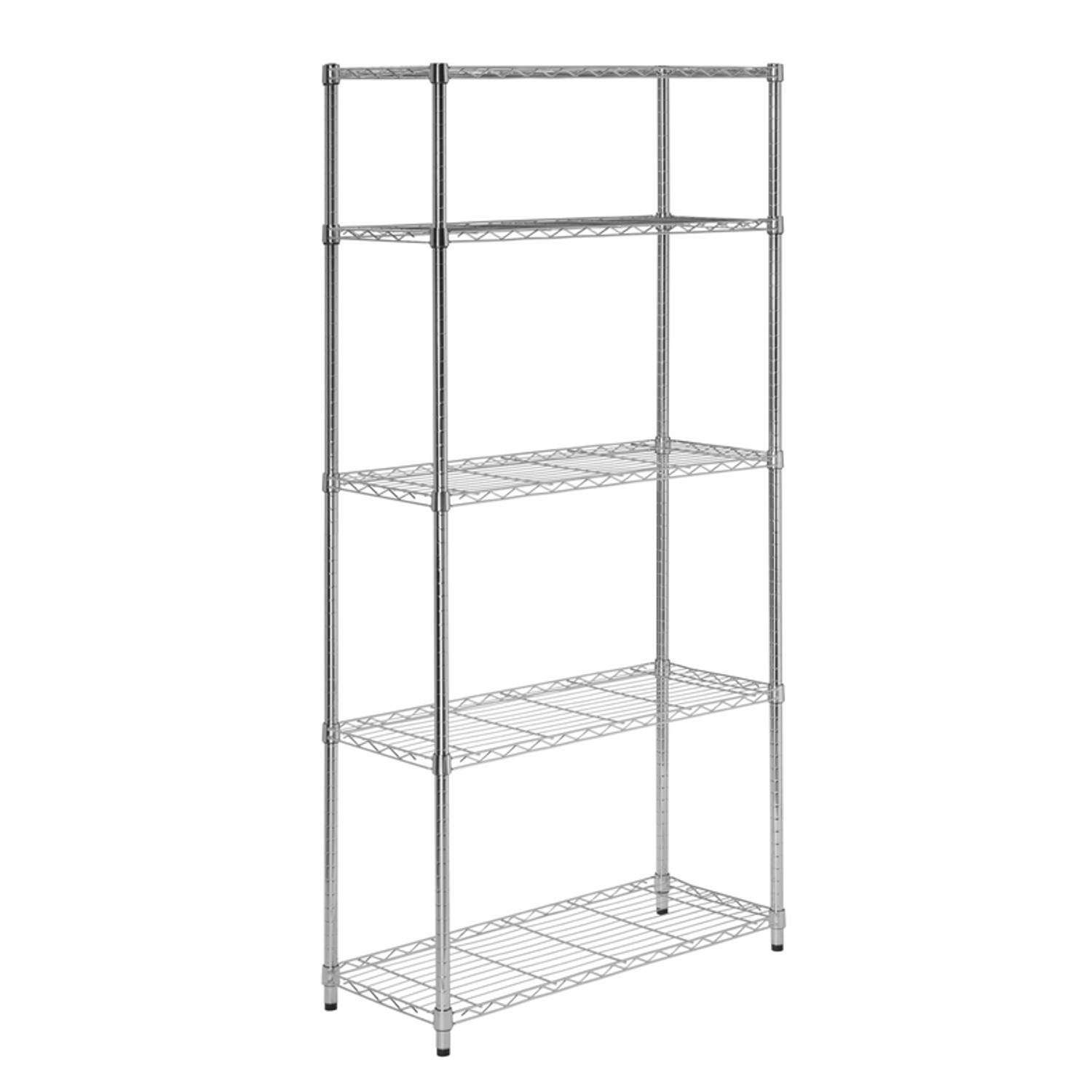 Honey-Can-Do 72 in. H X 36 in. W X 14 in. D Steel Shelving Unit - Ace ...