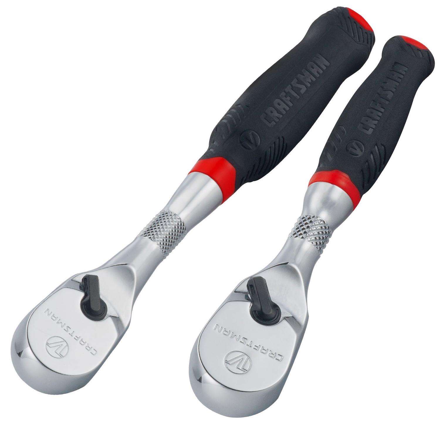 Craftsman V-Series 1/4 and 3/8 in. drive Comfort Grip Ratchet Set - Ace ...
