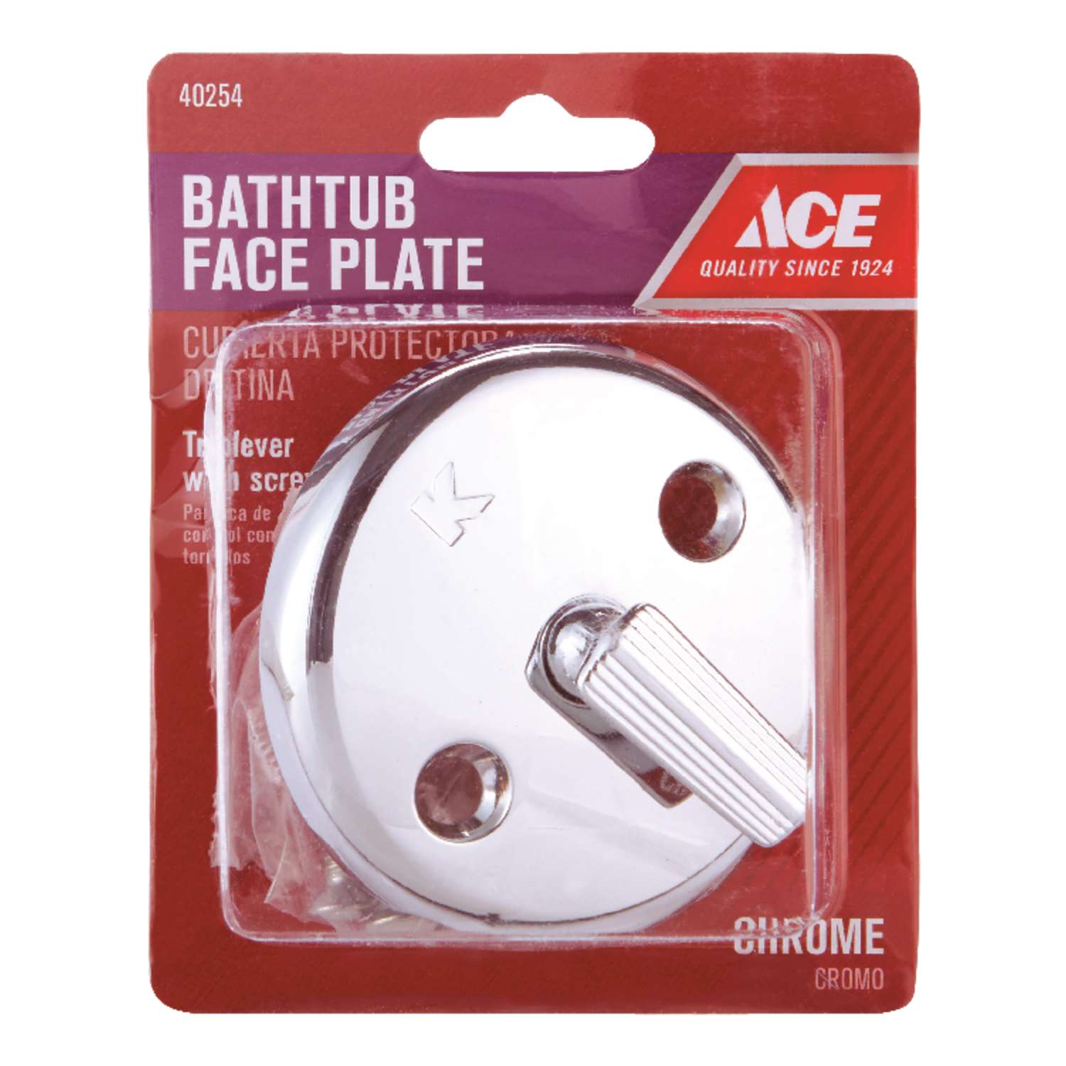 Ace Chrome Trip Lever Face Plate - Ace Hardware