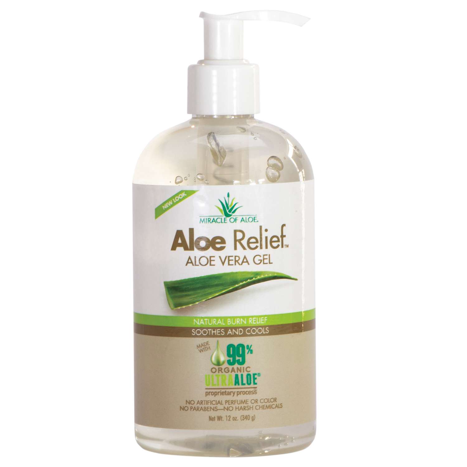 Miracle of Aloe Aloe Relief Clear Aloe Gel 12 oz 1 pk - Ace Hardware