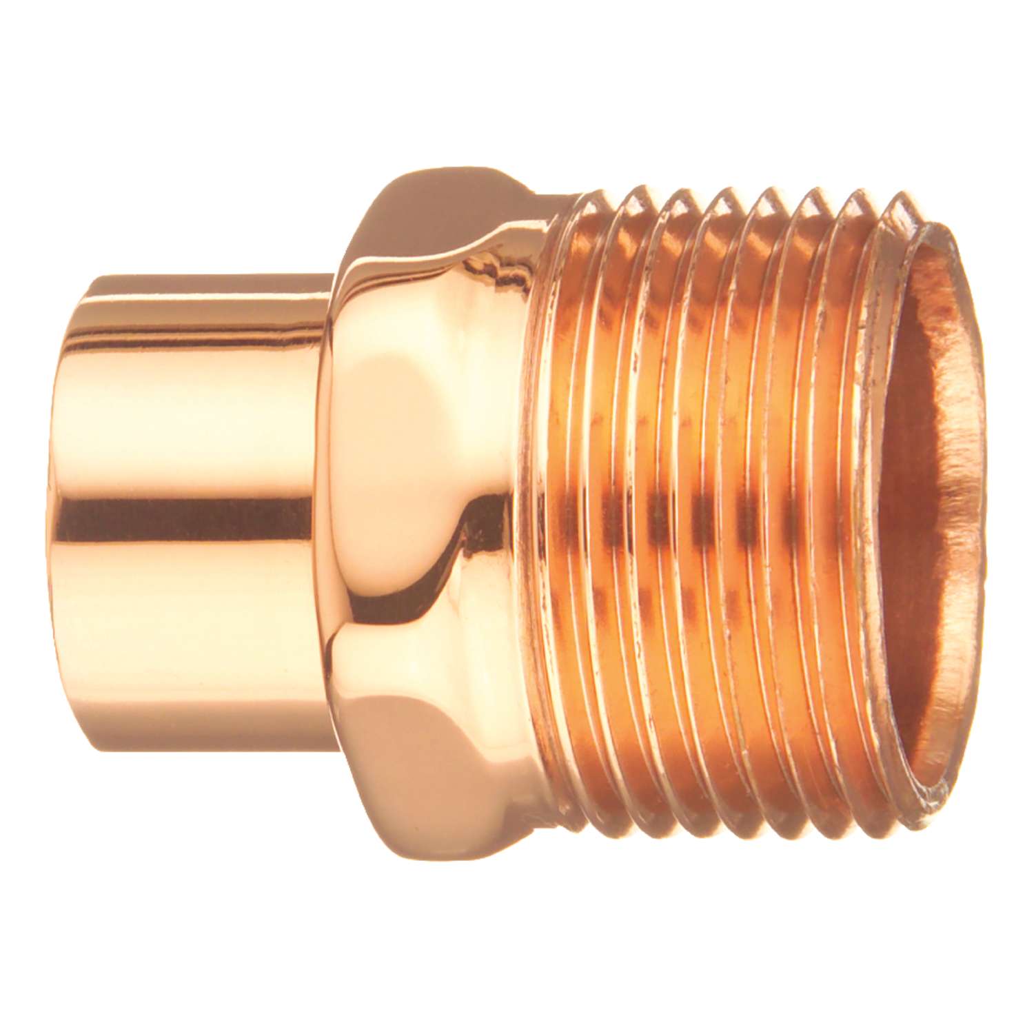 NIBCO 1/2 in. Copper X 1/2 in. D MPT Copper Street Adapter 1 pk Mfr ...