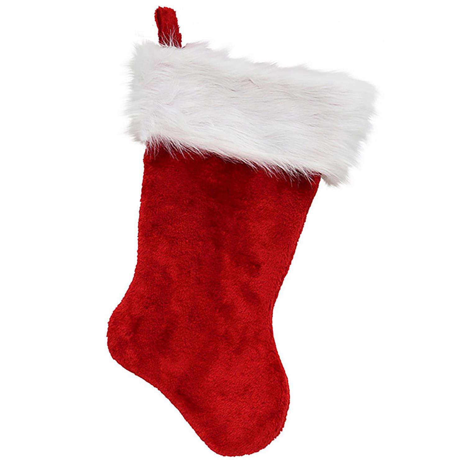 Dyno Red/White Santa Christmas Stocking 20 in. - Ace Hardware