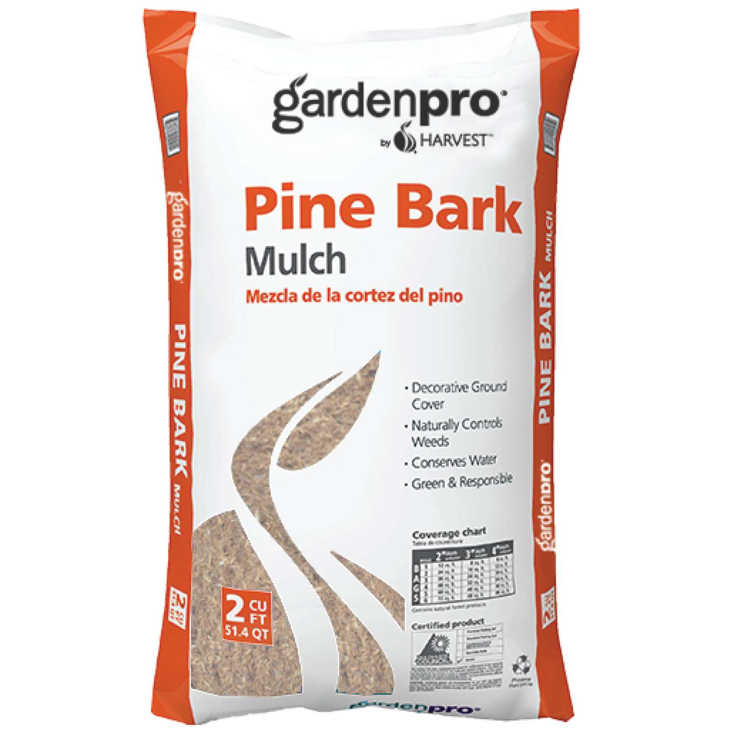 Harvest Garden Pro Natural Pine Bark Mulch 2 cu ft - Ace Hardware