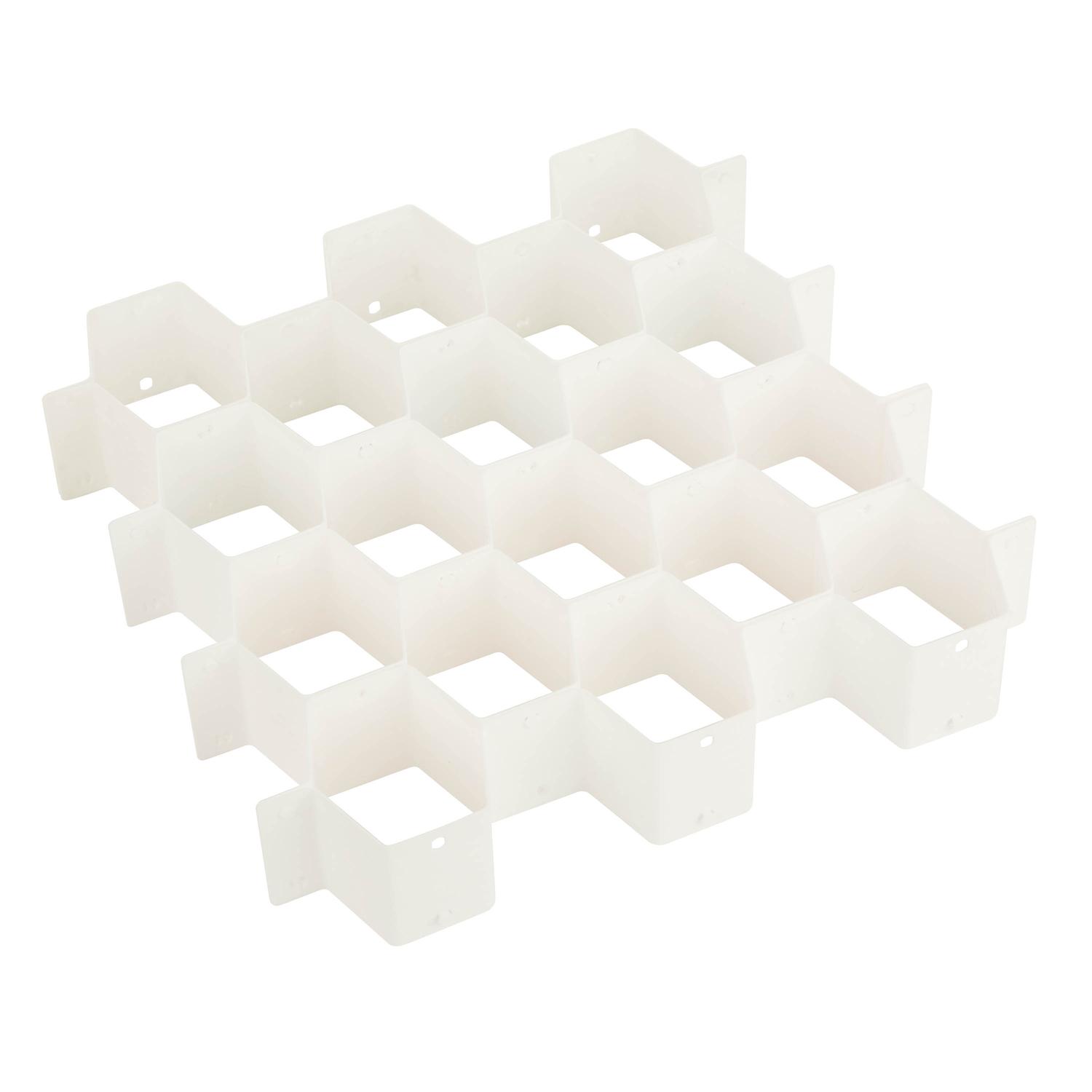 Honey-Can-Do 2.7 in. H X 13.4 in. W X 15 in. D Plastic Adjustable ...