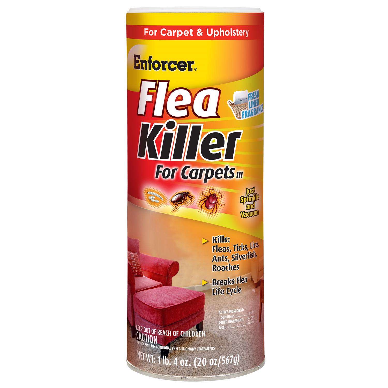 Enforcer Flea Killer for Carpets Insect Killer Powder 20 oz - Ace Hardware