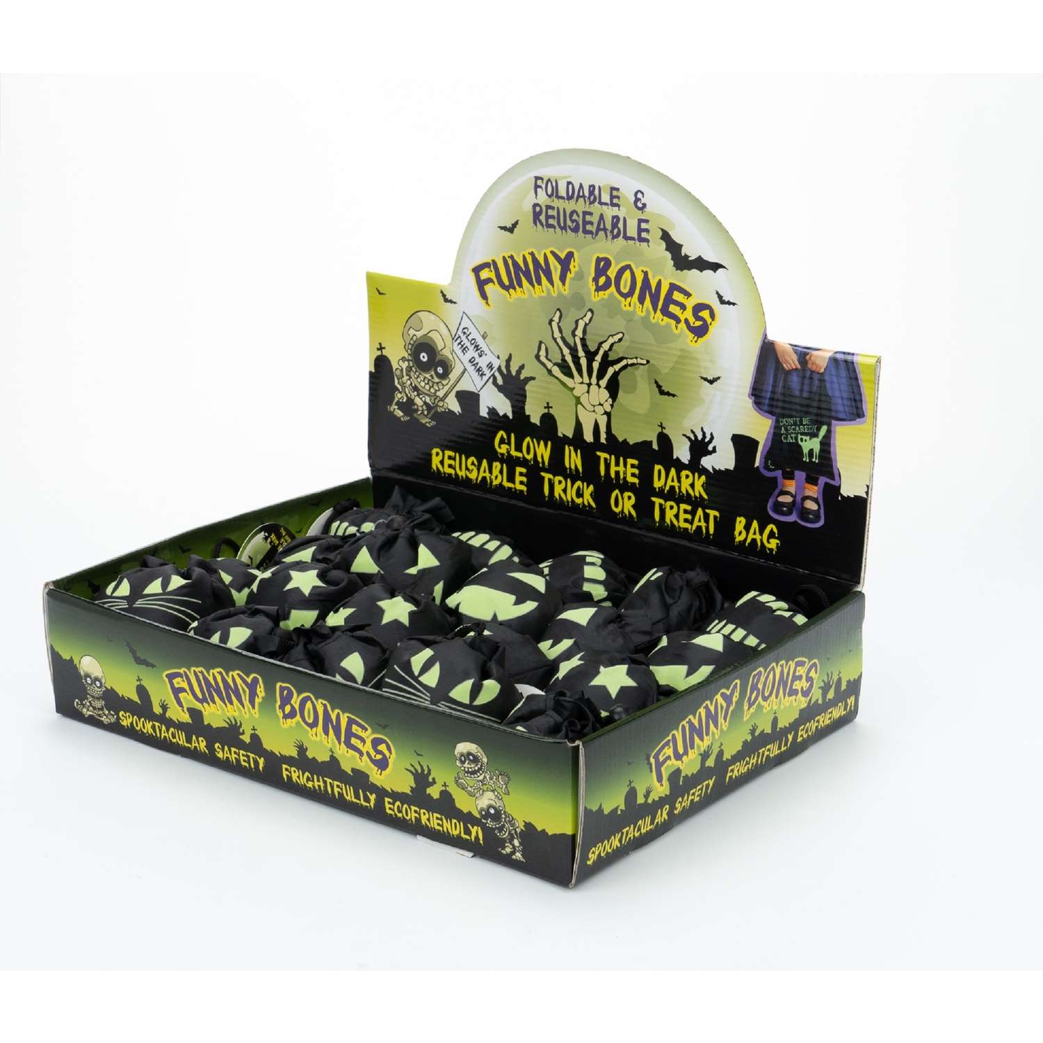 DM Merchandising Funny Bones Glow-in-the-Dark Reusable Bag 1 pk - Ace ...